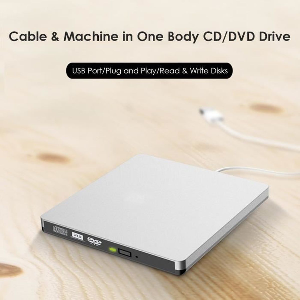 Lecteur DVD USB 3.0 Lecteurs externes Lecteur DVD / CD Enregistreur CD ...