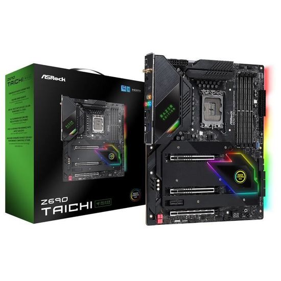ASRock Z690 Taichi Razer Edition - Carte mère ATX Socket 1700 Intel ...