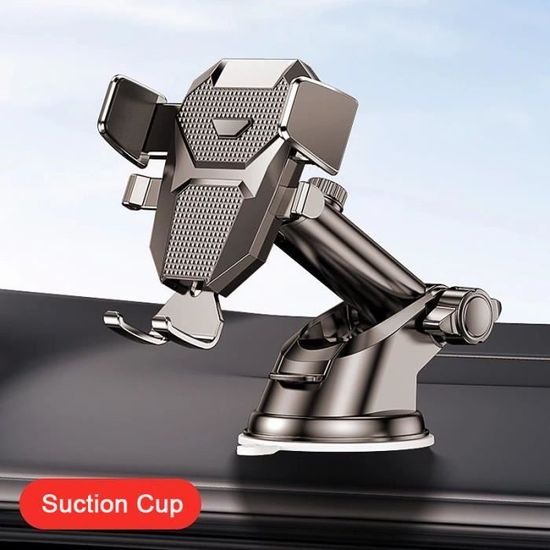 Ventouse Noir - Sucker Car Phone Holder Mount Stand GPS Telefon Mobile Cell Support For iPhone ...