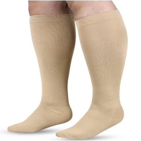 1 paires Bas de Contention pour Hommes Femme: Chaussettes de ...