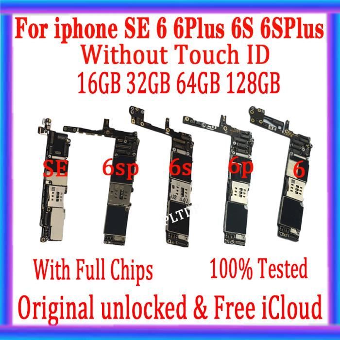 Pour 6S-16GB-Carte mère testée pour iPhone SE,circuit imprimé principal ...