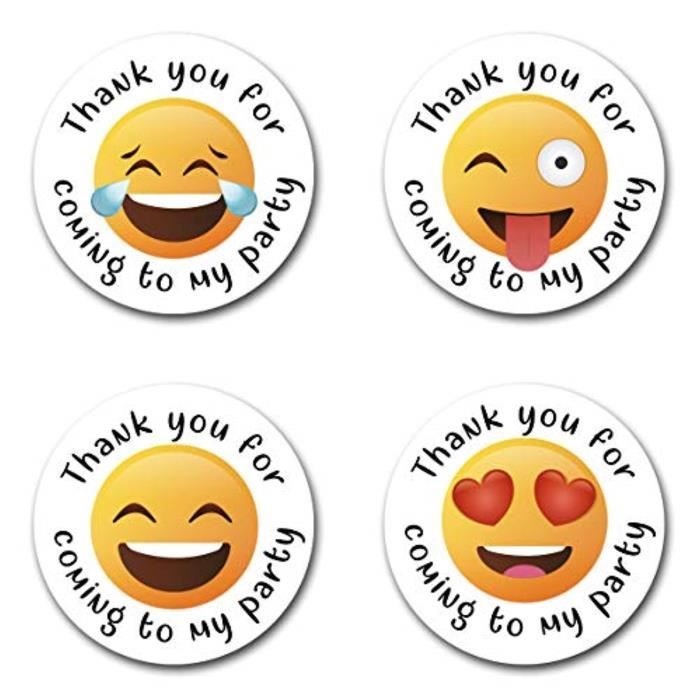 Support A Decorer X5O12 40mm Emoji * Merci d'être venu à mon parti ...