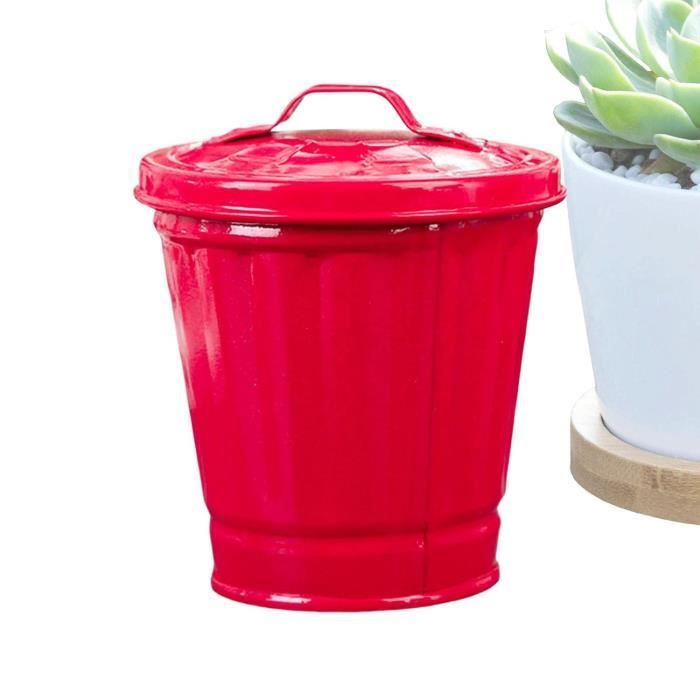 Petite Poubelle, Mini Comptoir En Fer, Poubelle Bureau Moderne ...