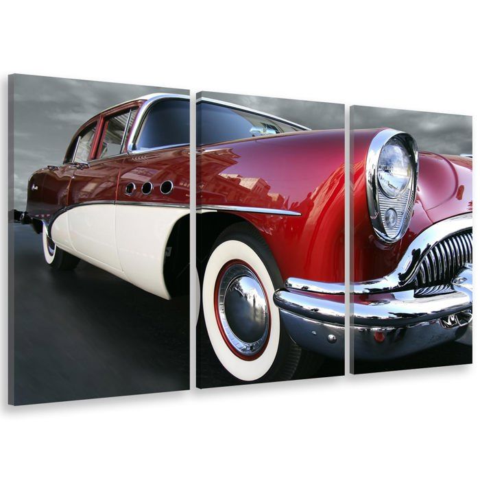 Tableau Mural - HXA DECO - Vintage - 90x60cm - Impression Haute ...