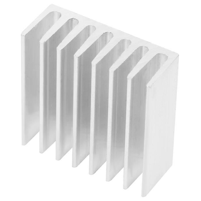 Cikonielf Ailette de refroidissement en aluminium 10 pièces dissipateur de chaleur en aluminium ...