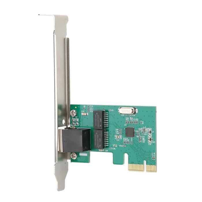Carte Réseau PCI-E pour Ordinateur de Bureau, Carte Réseau à un Port ...
