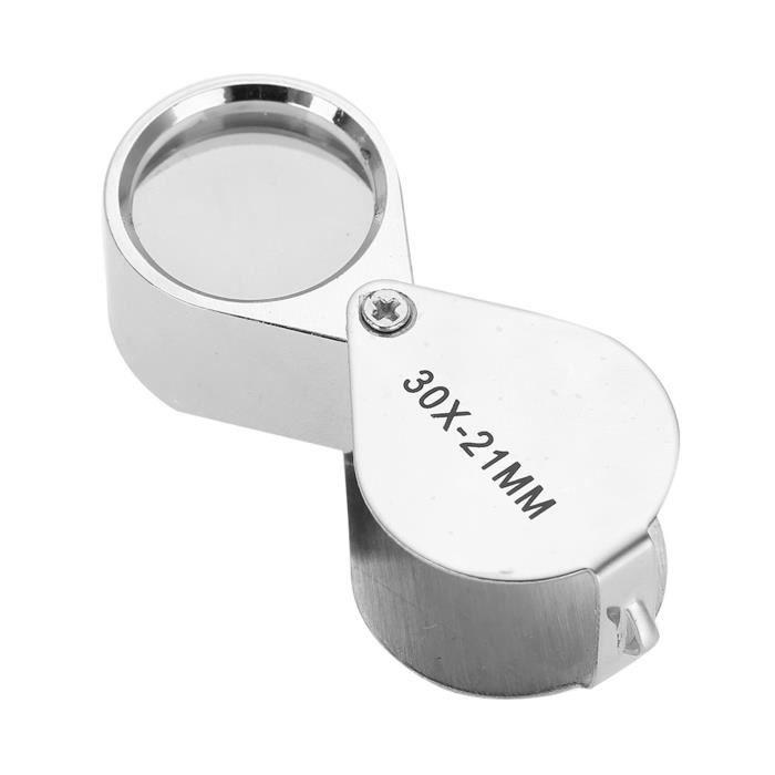 (30X)Loupe De Poche Pliante Loupe De Poche Pliante Portable 30X / 20X Pour La - Cdiscount ...