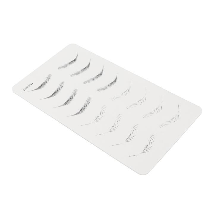 EBTOOLS Sourcils Microblading Pratique Peau Microblading Practice Skin Inkless Large Eyebrows ...