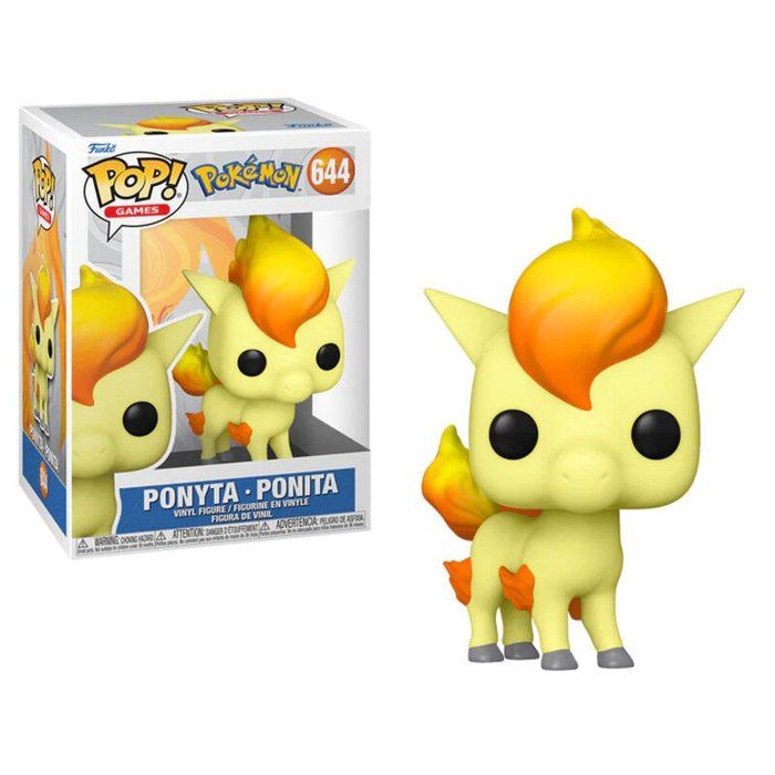 Figurine - FUNKO - Pop Gaming N° 644 - Ponyta - Multicolore - Enfants 3 ...