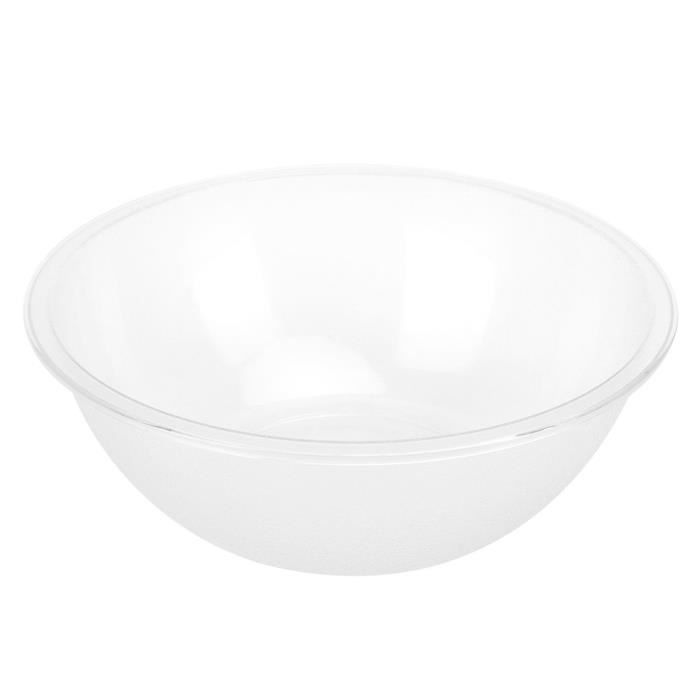 Qiilu Bol de service Grands bols de service ronds en acrylique ...