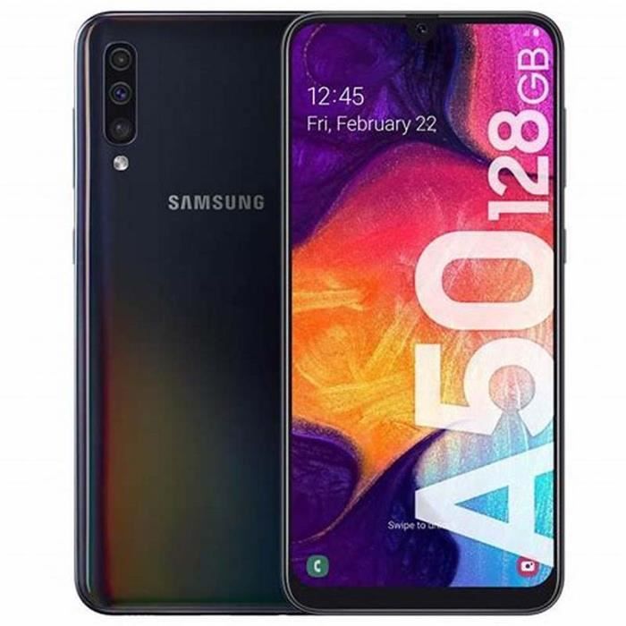 Noir SAMSUNG Galaxy A50 128 go - Double sim - Cdiscount Téléphonie