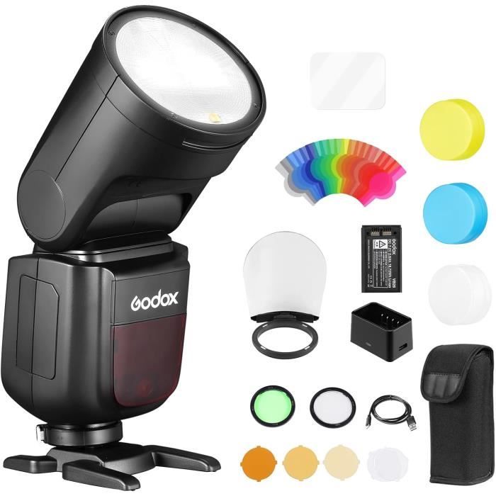 V1S Speedlite Flash Rond Professionnel 76 W 1-8000 Hss 2,4 G Système X ...