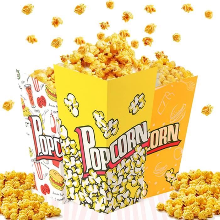 Toulifly Petites Boîtes de Pop Corn Pot,15 PCS Popcorn Rétro Bonbons ...