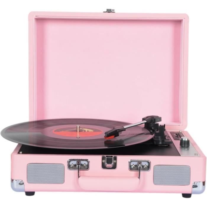 Tourne-Disque Vinyle De Type Valise, Phonographe Portable Rétro, Tourne ...