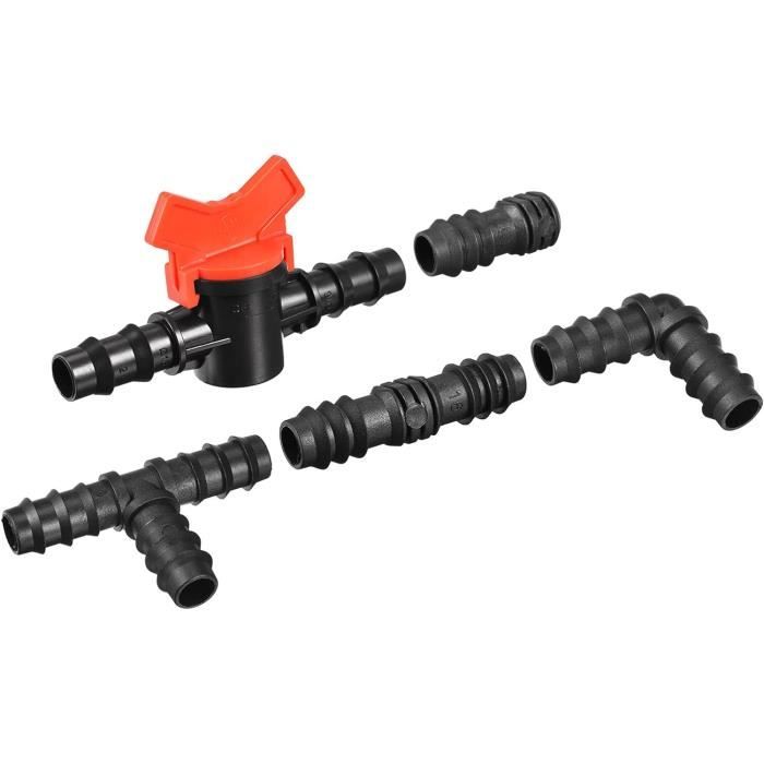 42 Paquet Barbillon Tuyau Raccords - 19,5 Mm Barbelé Irrigation ...