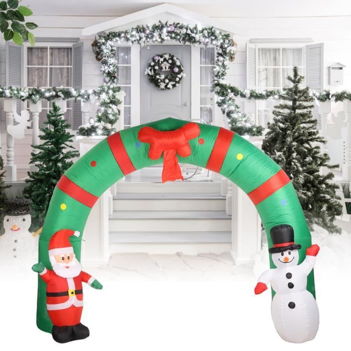 Décoration gonflable - VGEBY - Arche de Noël 2.5m - Père Noël ...