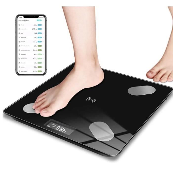 YESCUSTOM Balance Pèse Personne électronique Balance Connectée ...