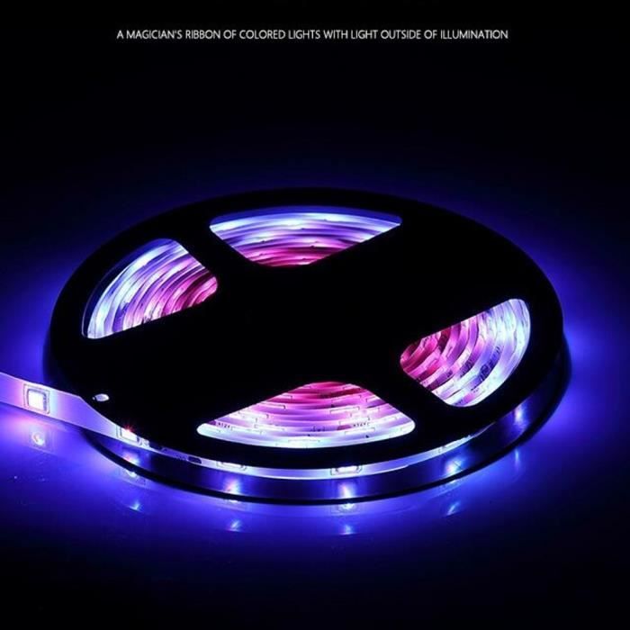 BANDE LED,Cold White 2m--Bande lumineuse LED SMD2835, 5M 300, 12v dc ...