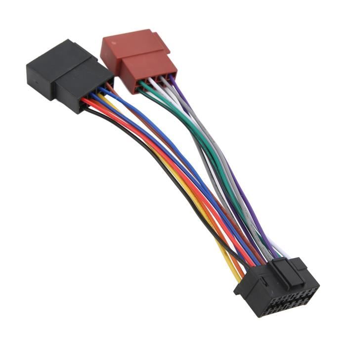 Connecteur Audio de fil Radio 16Pin ABS de harnais de prise de fil ...
