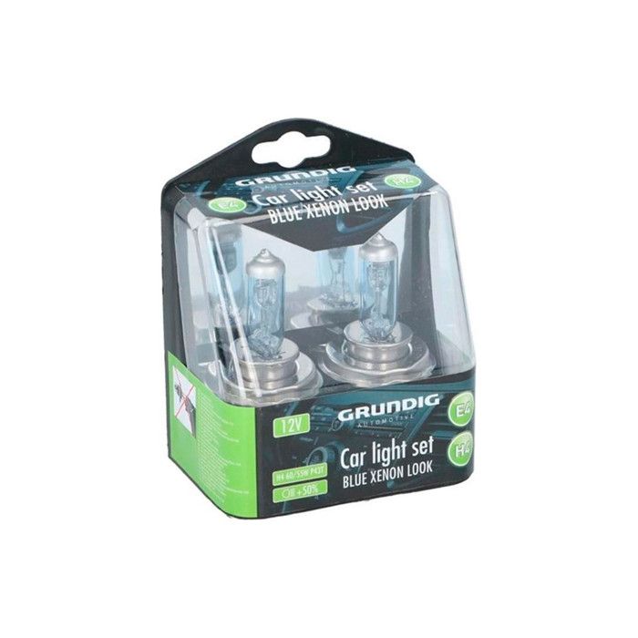 Set De 2 Ampoules Pour Voiture 12v H4 Xenon Grundig - Cdiscount Auto