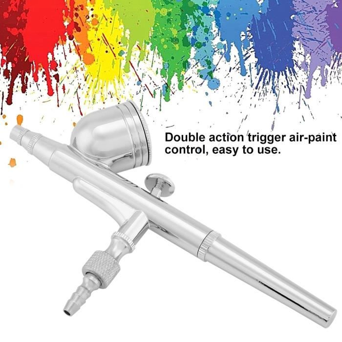 TMISHION aérographe à pistolet Gravity Feed Dual Action 7CC Airbrush ...