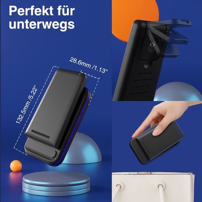 Chargeur sans fil, station de recharge à induction pliable avec prise ...
