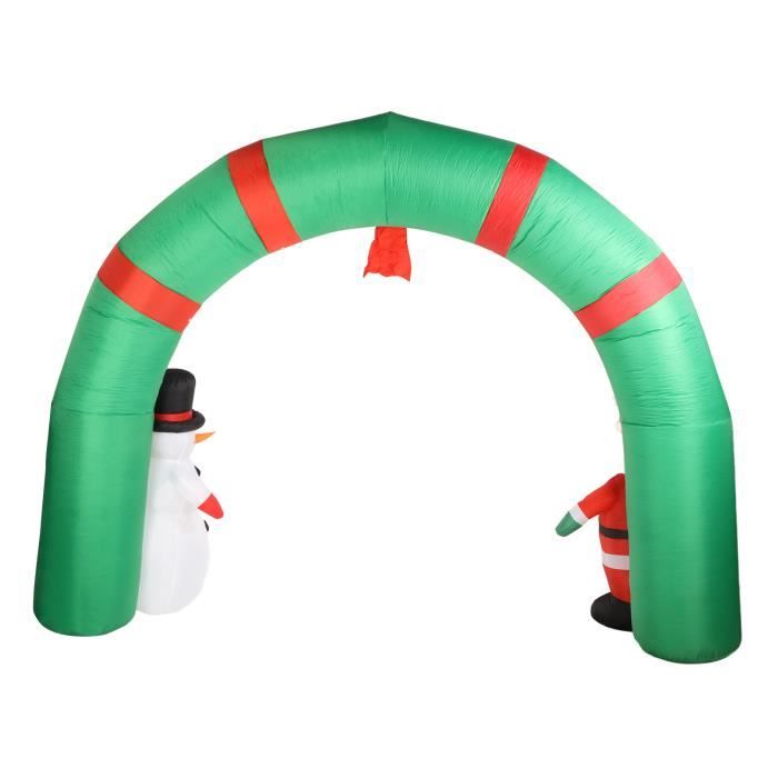 Décoration gonflable - VGEBY - Arche de Noël 2.5m - Père Noël ...