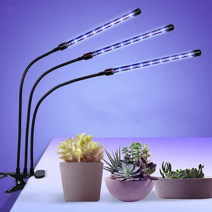 TJS-Éclairage LED Plant Grow Light Lampe de culture à spectre complet ...