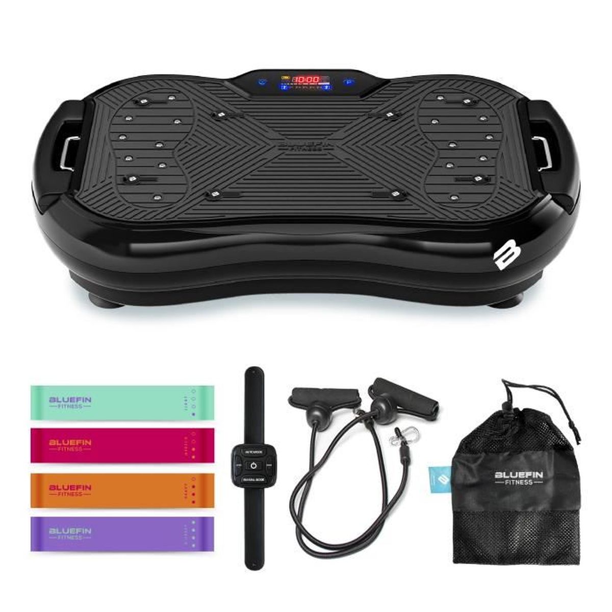 Plateforme Vibrante Ultra Slim Plus Bluefin Fitness | Appareil fitness à vibrations pour l ...
