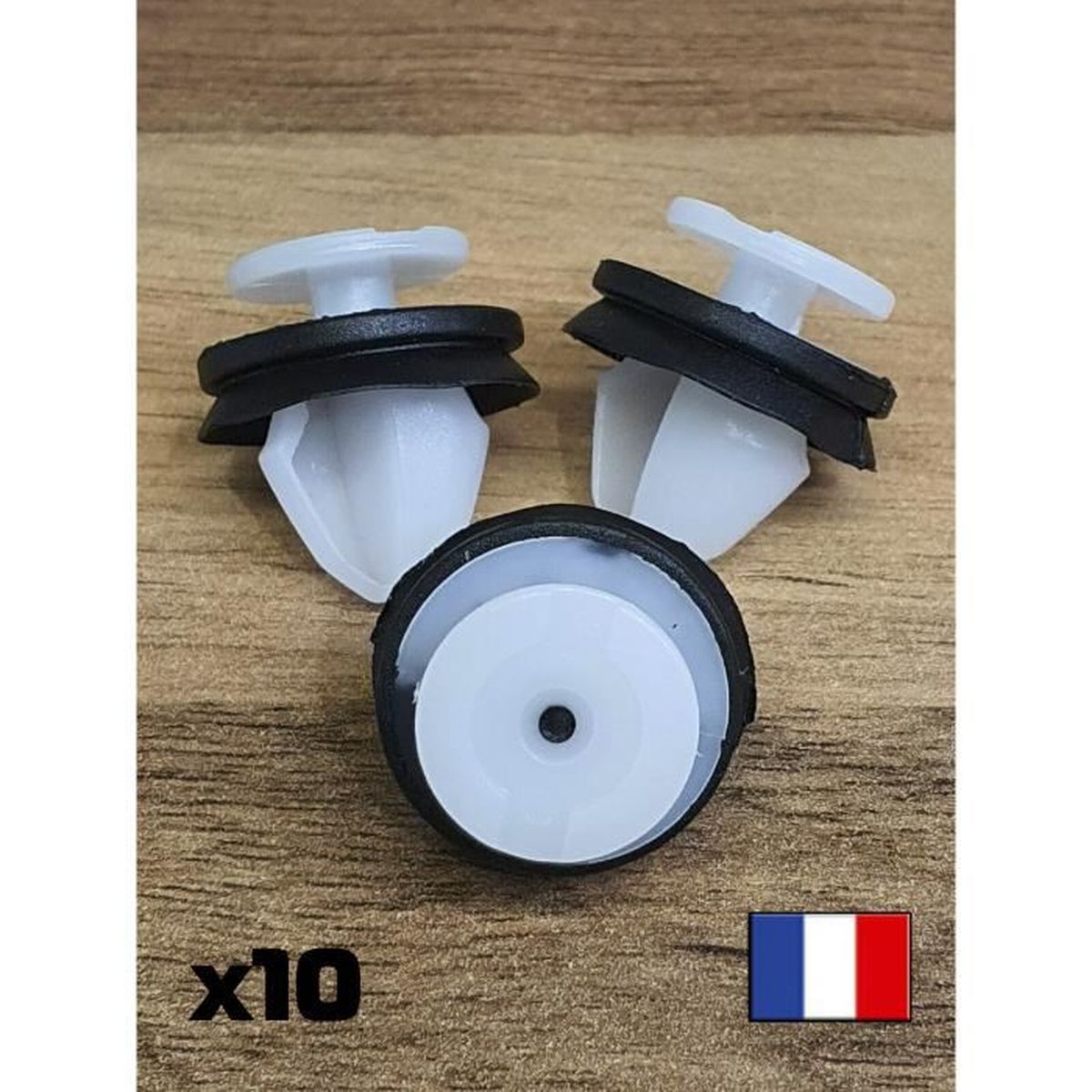 10 Clips de Fixation pour panneau de porte CITROEN C2 C3 C4 DS3 ...