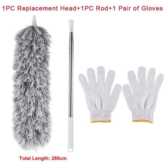 Brosse à main,Dépoussiéreur à pliage télescopique réglable,brosse à ...