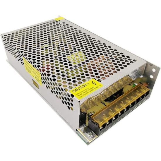 Alimentation 12V 30A 360W, Transformateur 110V-220V AC Alimentation à Découpage à DC 12 Volt ...
