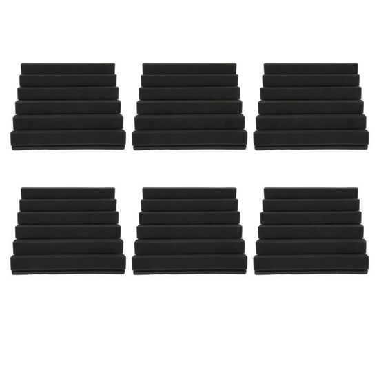 6x Plaque De Mousse Insonorisante Coussin Insonorisant 3D Rainure Coin ...