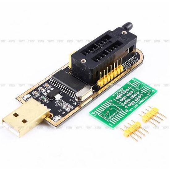 USB Programmeur CH341A Séries Brûleur Puce 24 EEPROM BIOS Écrivain 25 ...