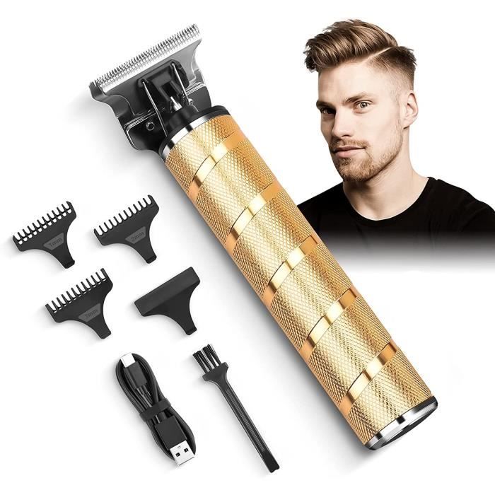Tondeuse Cheveux Hommes, USB Tondeuse Electriques Professionnelle, Sans Fil Tondeuse à Cheveux ...