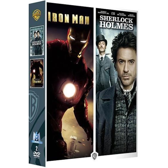 DVD Coffret Robert Downey jr : Iron Man 1 ; Sh... - Cdiscount DVD