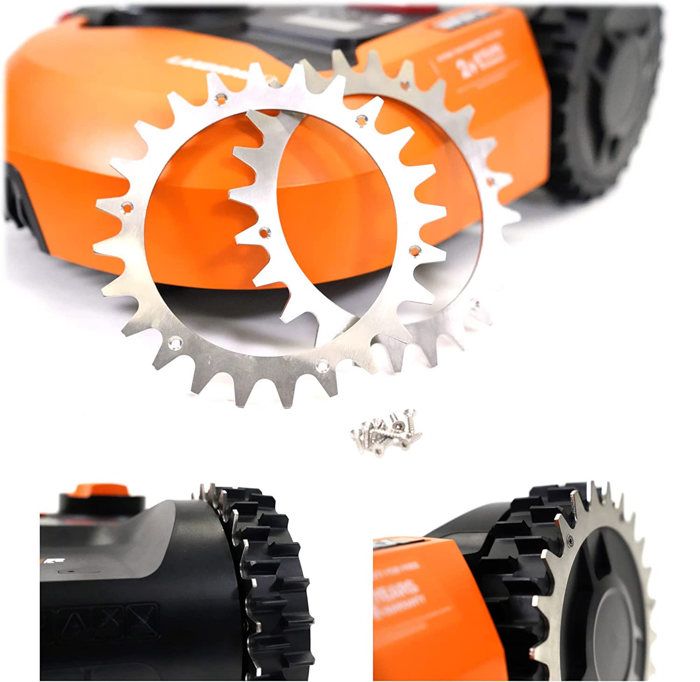 Worx Landroid Mowing Robot Traction Wheel Cleats Anti-skid Wheels-L ...