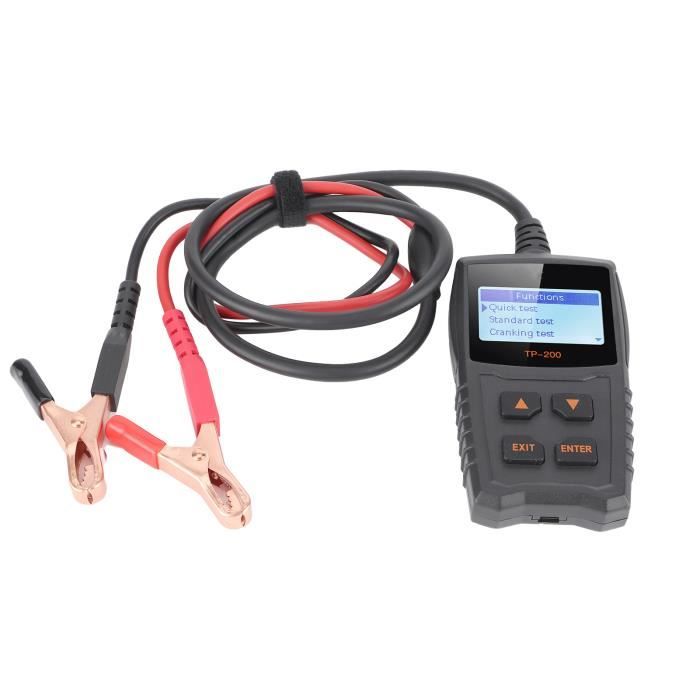 Testeur De Batterie De Voiture Tp‑200 Testeur De Batterie 12V Analyseur ...