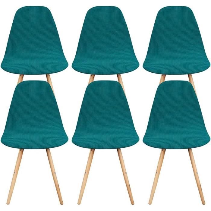 Lot De 6 Housse De Chaise Scandinaves De Salle À Manger Extensible ...