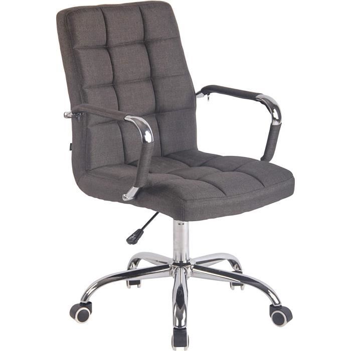 LIWI-Fauteuil de Bureau Deli Tissu - Chaise de Bureau Réglable en ...