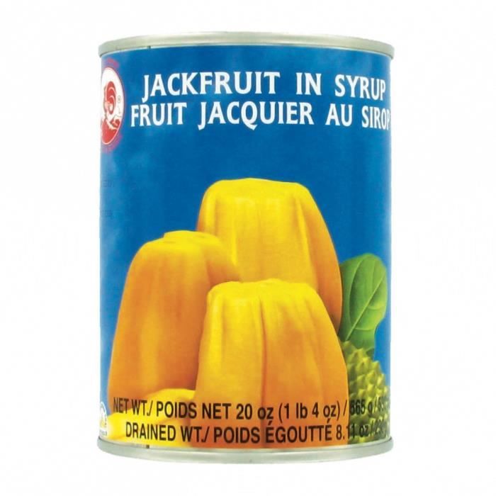 Fruit de Jacquier thaïlandais au sirop en conserve - Marque Coq ...