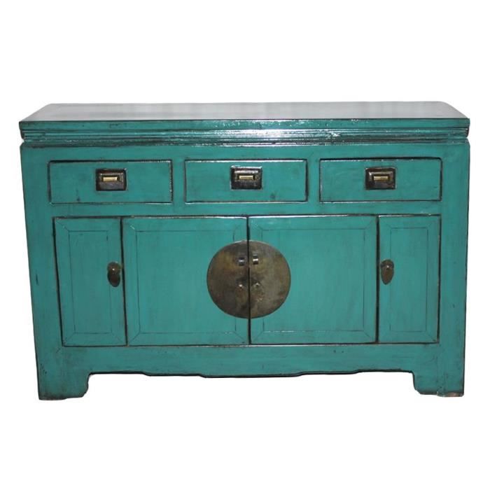 Fine Asianliving Buffet Chinois Ancien Turquoise Haute Brillance L 135 ...
