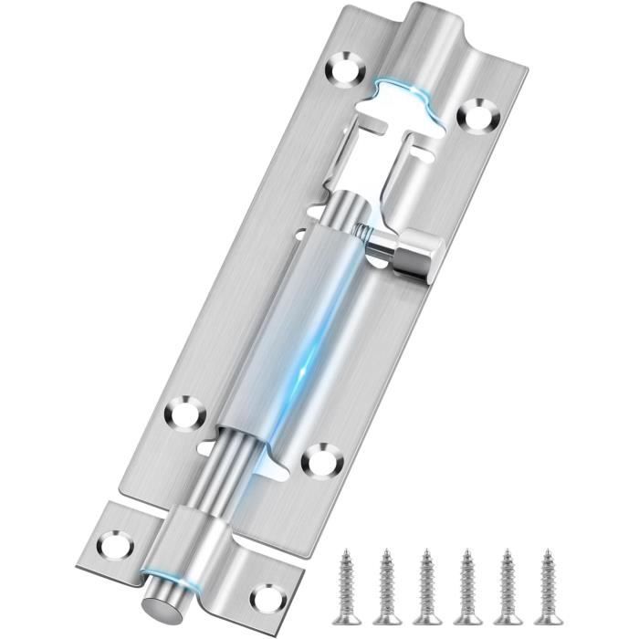 1 Verrou De Porte De 100 Mm, Verrou De Porte En Acier Inoxydable ...