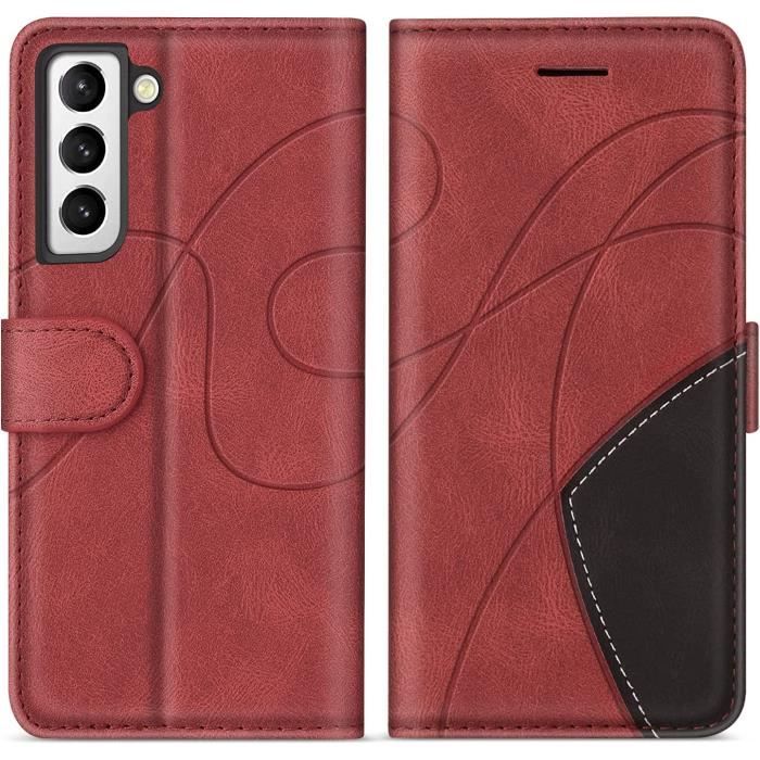 Coque Galaxy S21 Ultra Galaxy S30 Ultra en Cuir PU avec Fente Carte ...