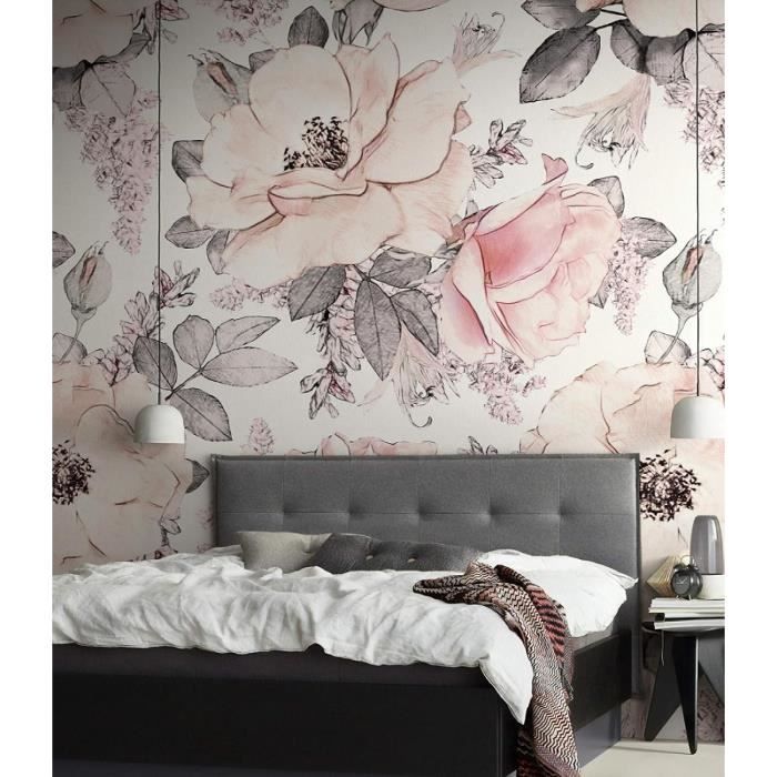Papier Peint Rose Palenull