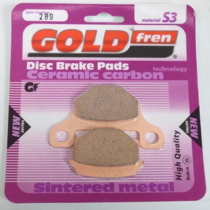 Plaquette de frein Gold Fren pour Moto Zontes 50 Tiger 4T 2014 à 2015 ...