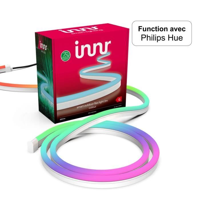 Innr Outdoor Flex Light, 2m Ruban Lumineux LED connectée Couleur ...