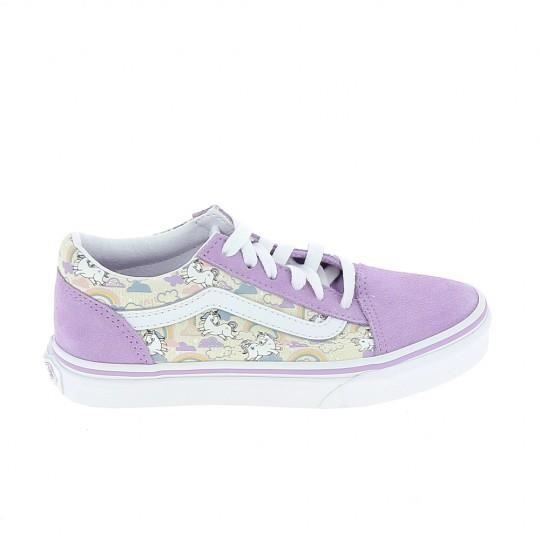 Chaussures Cadet Sneakers Fille VANS Old Skool Mythical C Violet Violet ...