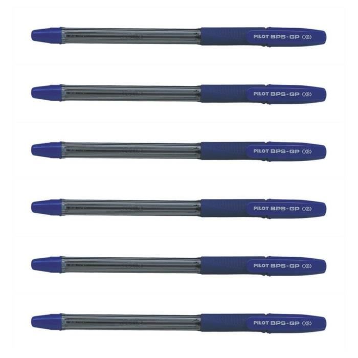 Stylos Bille PILOT BPS-GP-XB-L-6 - Pointe Large - Bleu - Cdiscount ...