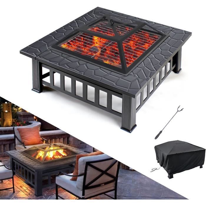 Todeco Brasero Exterieur pour Jardin, Terrasses BBQ pour Fête et Foyer ...